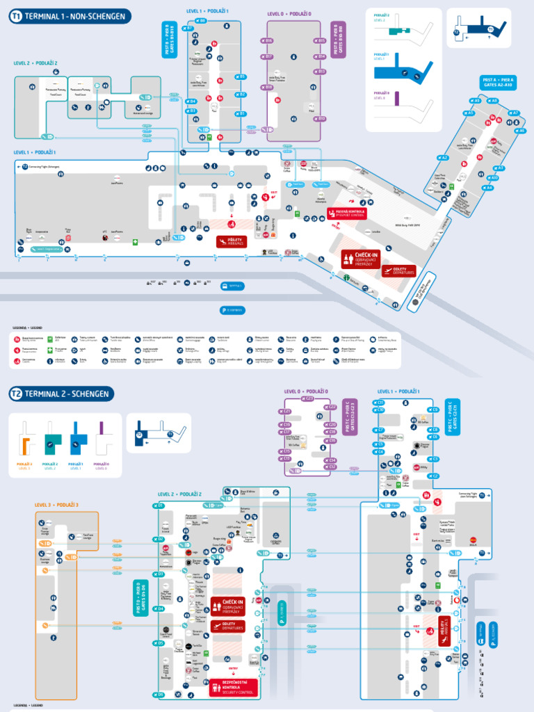 Praha Prague-Airport Map | PDF