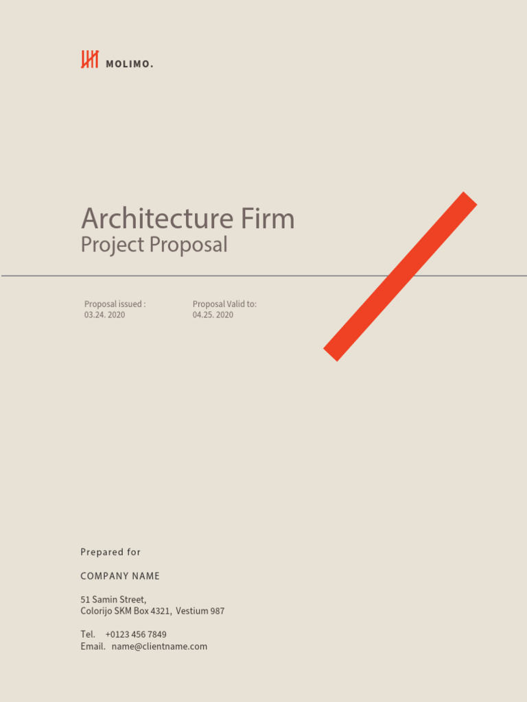 Architecture Firm Proposal Letter | PDF