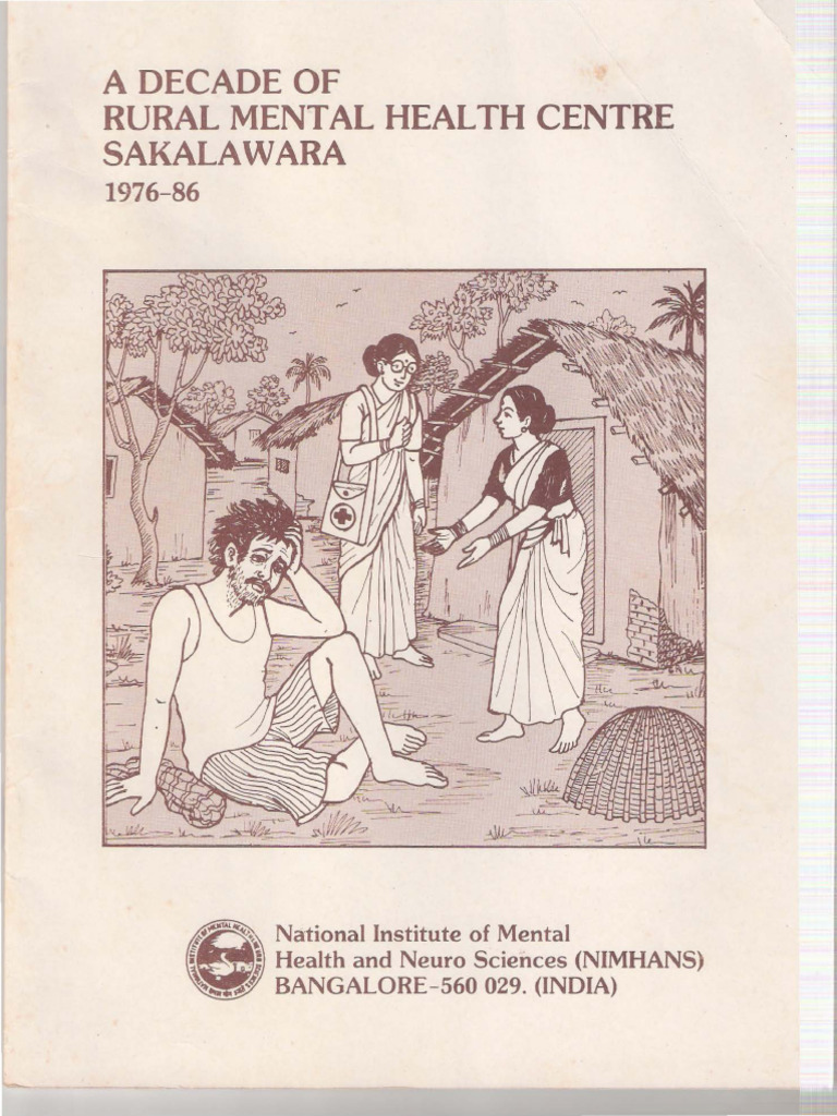 A Decade of Rural Mental Helath Services Sakalwara Nimhans | PDF ...