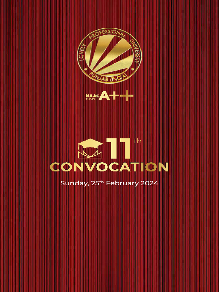 Invitation_11th_Convocation | PDF