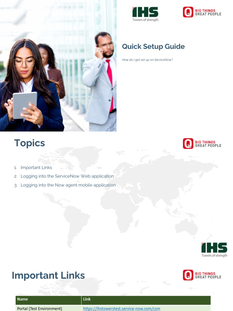ServiceNow - Quick Set Up Guide | PDF | Web Application | Digital ... ServiceNow - Quick Set Up Guide | PDF | Web Application | Digital ...