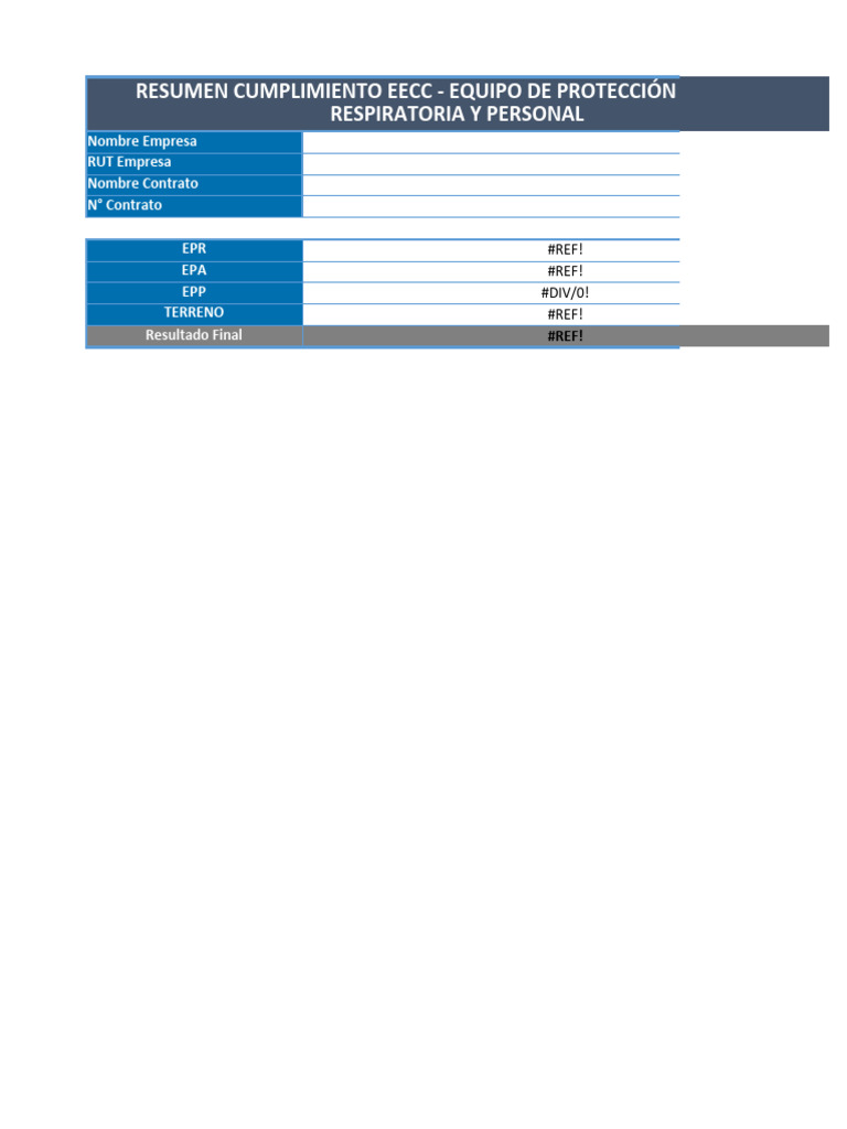 Check List Epa, Epr y Epp | PDF