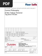 Thickener Sizing and Design Guide | PDF | Ton | Density