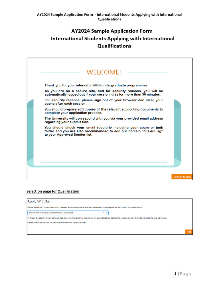 Cat D Sample Application Form | PDF