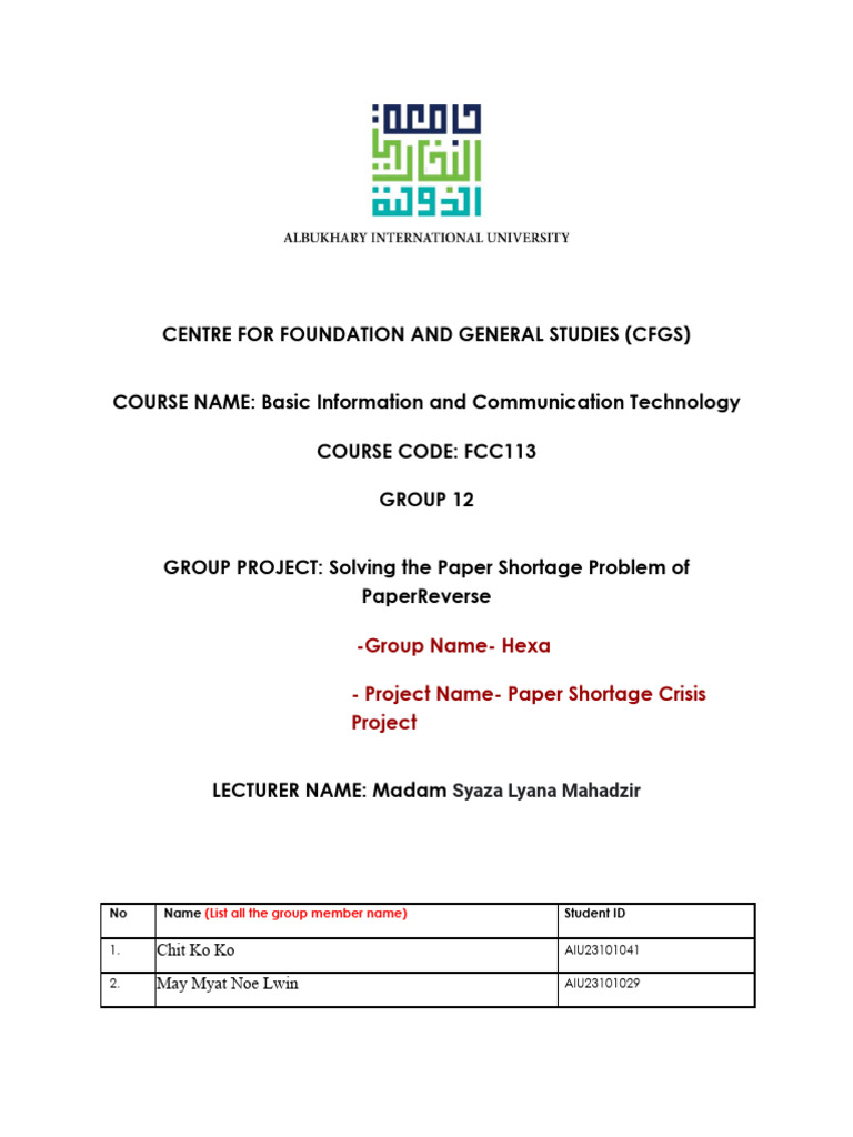Paper Shortage Presentation by Hexa (Presentation + Proporsal) | PDF ...