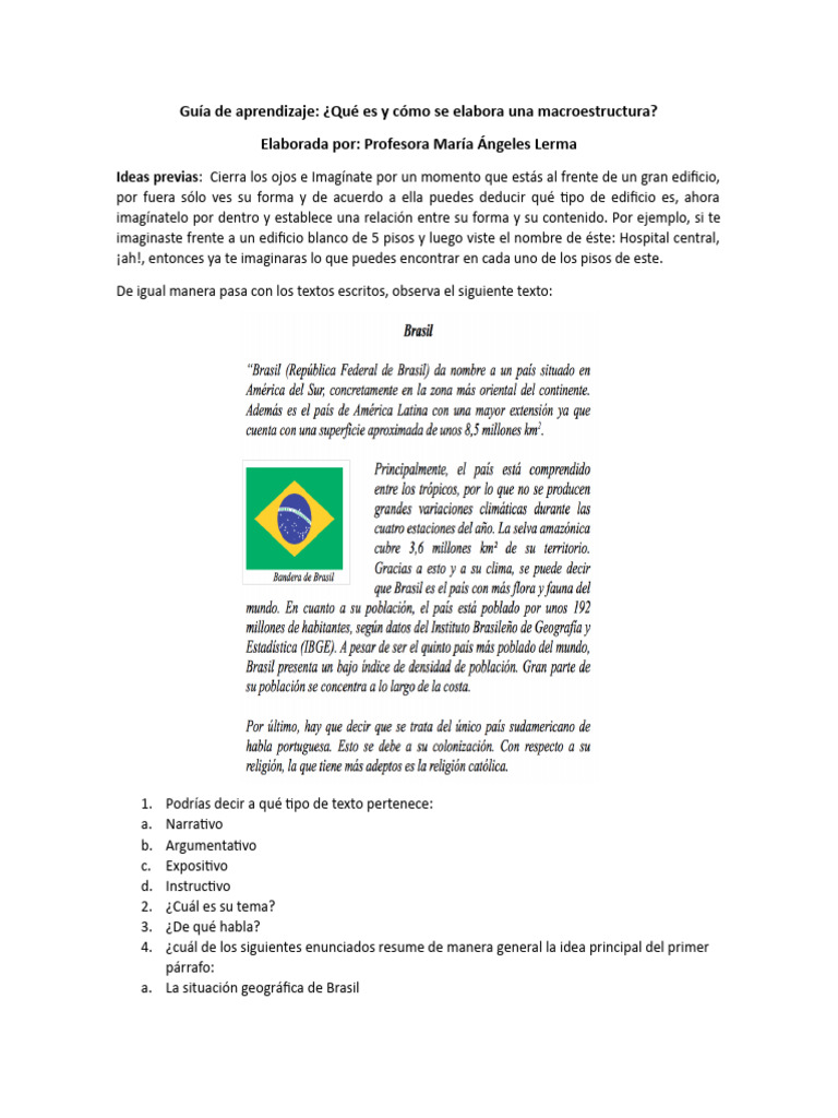 Qué es la macroestructura textual | PDF | Calabozo | Estrellas