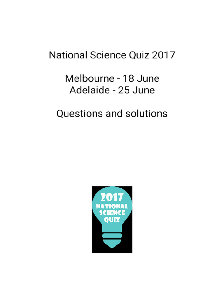 Science and Maths Questions and Answers 0 | PDF