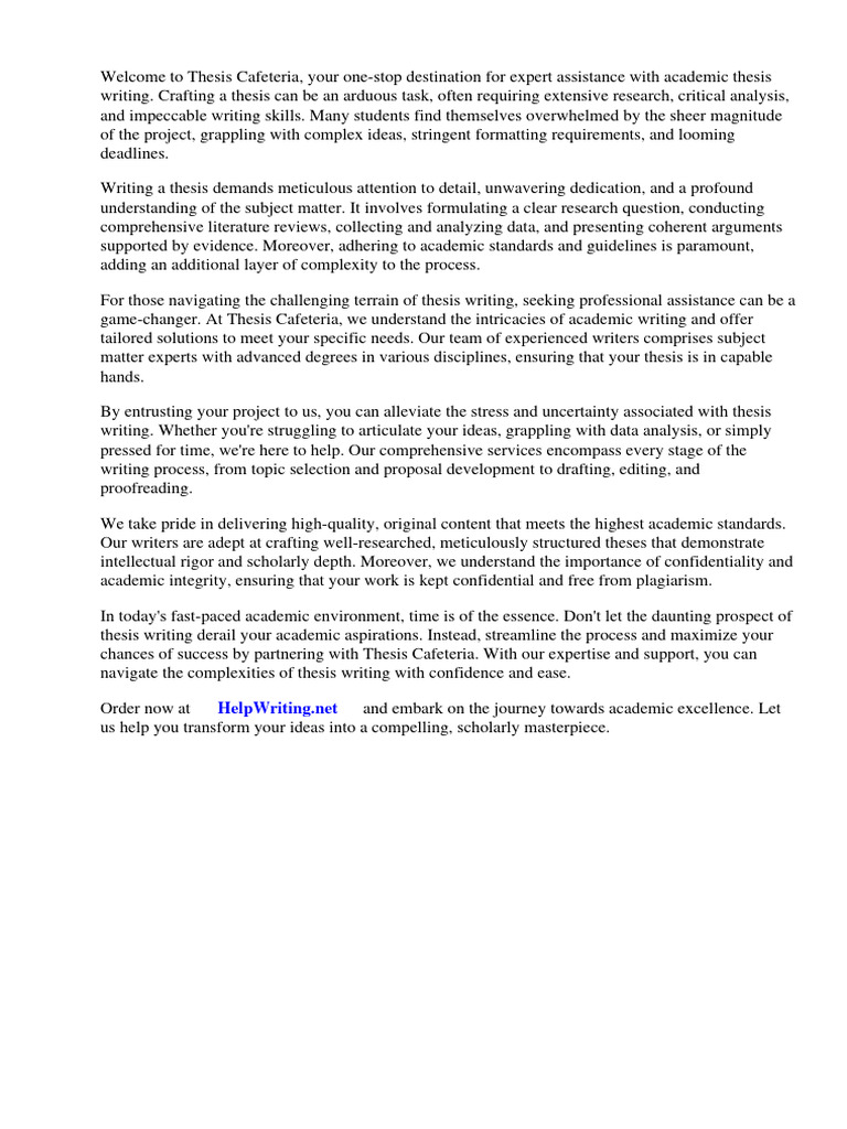 Thesis Writing Support for Students | PDF | Computers