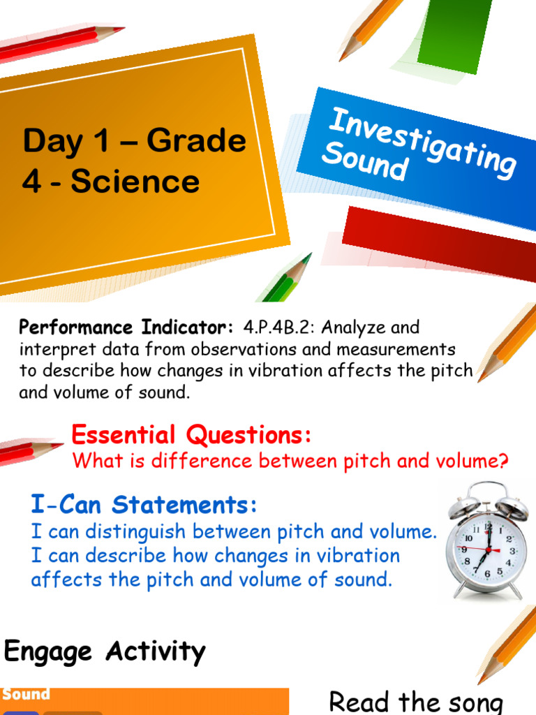 Day 1 4th Grade Science | PDF