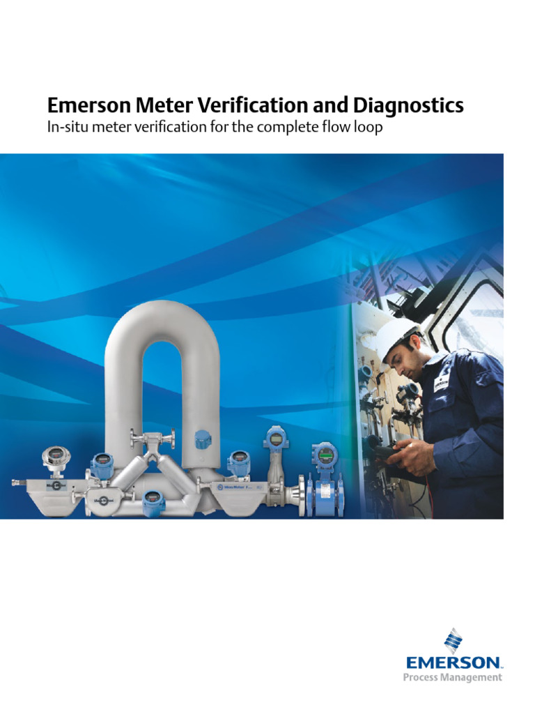 Brochure Emerson Meter Verification Diagnostics Micro Motion en 65300 | PDF | Verification And ...