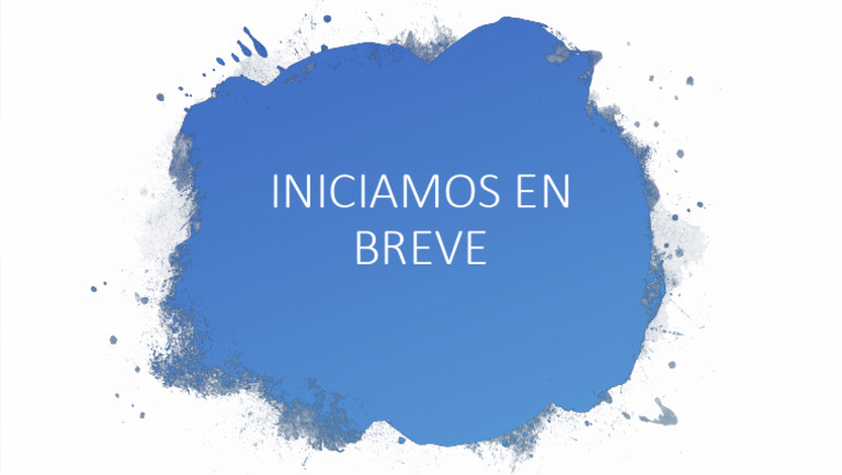 Iniciamos en Breve | PDF
