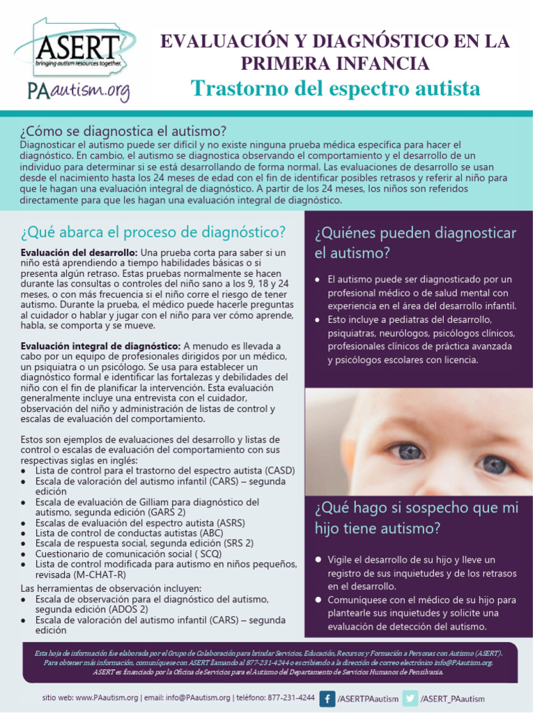 19 Document Early Childhood Screening and Diagnosis ASD PDF | PDF | Espectro autista | Sicología