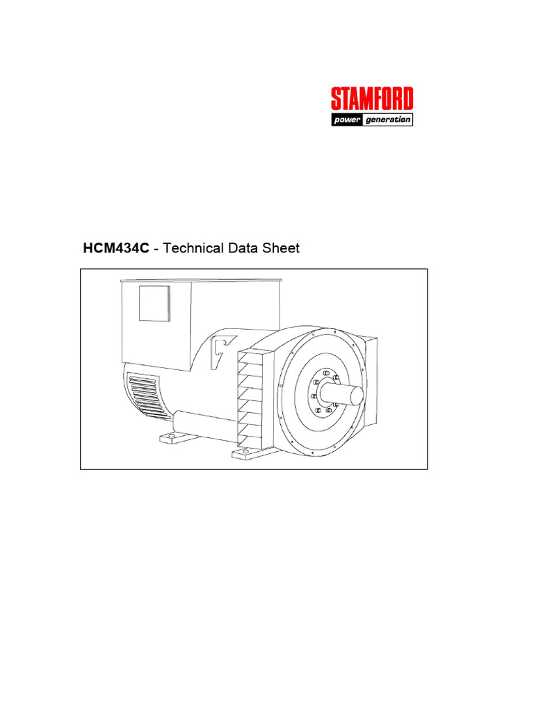 HCM 434 C | PDF | Electric Generator | Electronics
