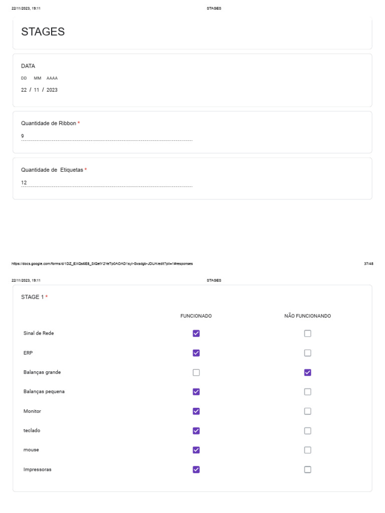 Relatorio STAGES 22-11 | PDF | Informática | Programas