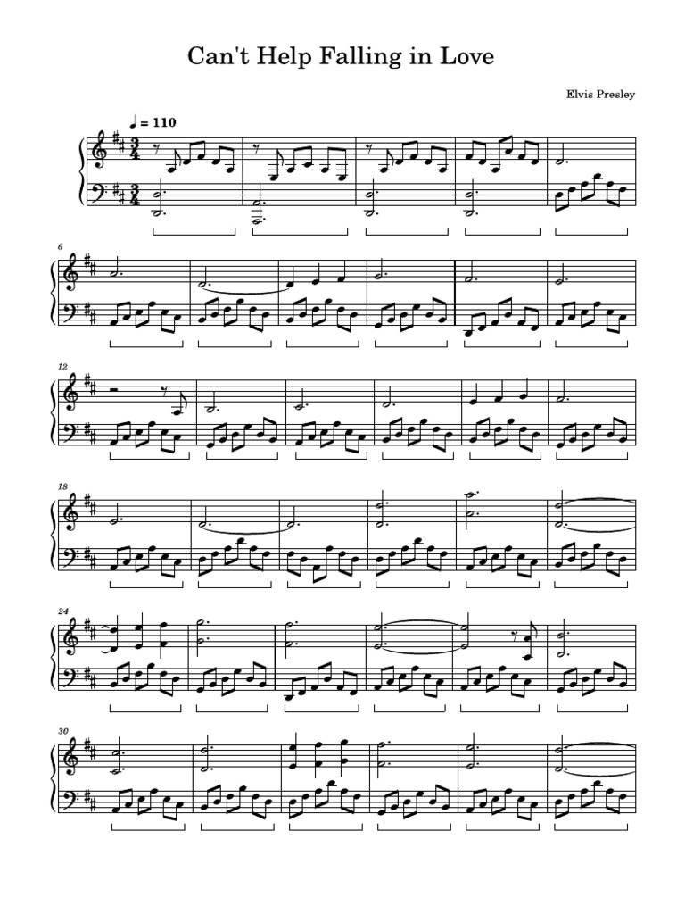 Cant Help Falling in Love | PDF