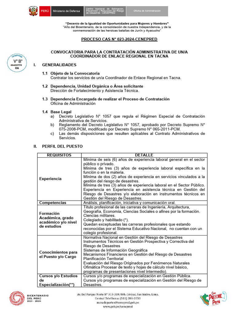 Cas 023 2024 | PDF | Derecho laboral | Perú