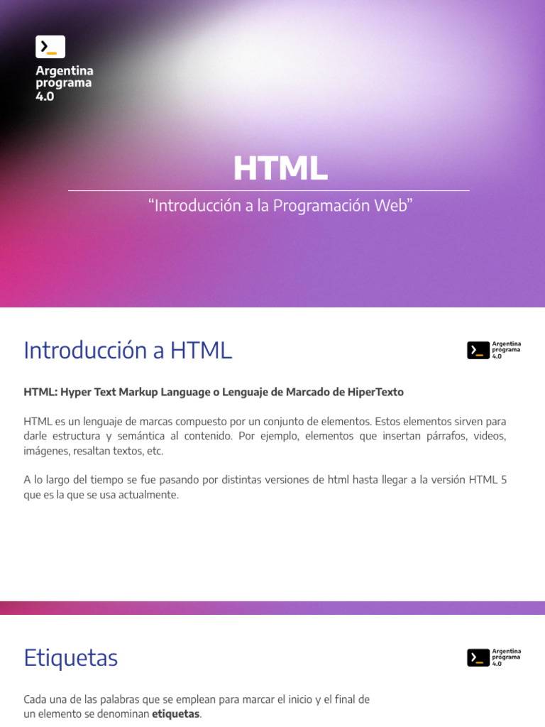 Clase 04 - HTML | PDF | HTML | Hipervínculo
