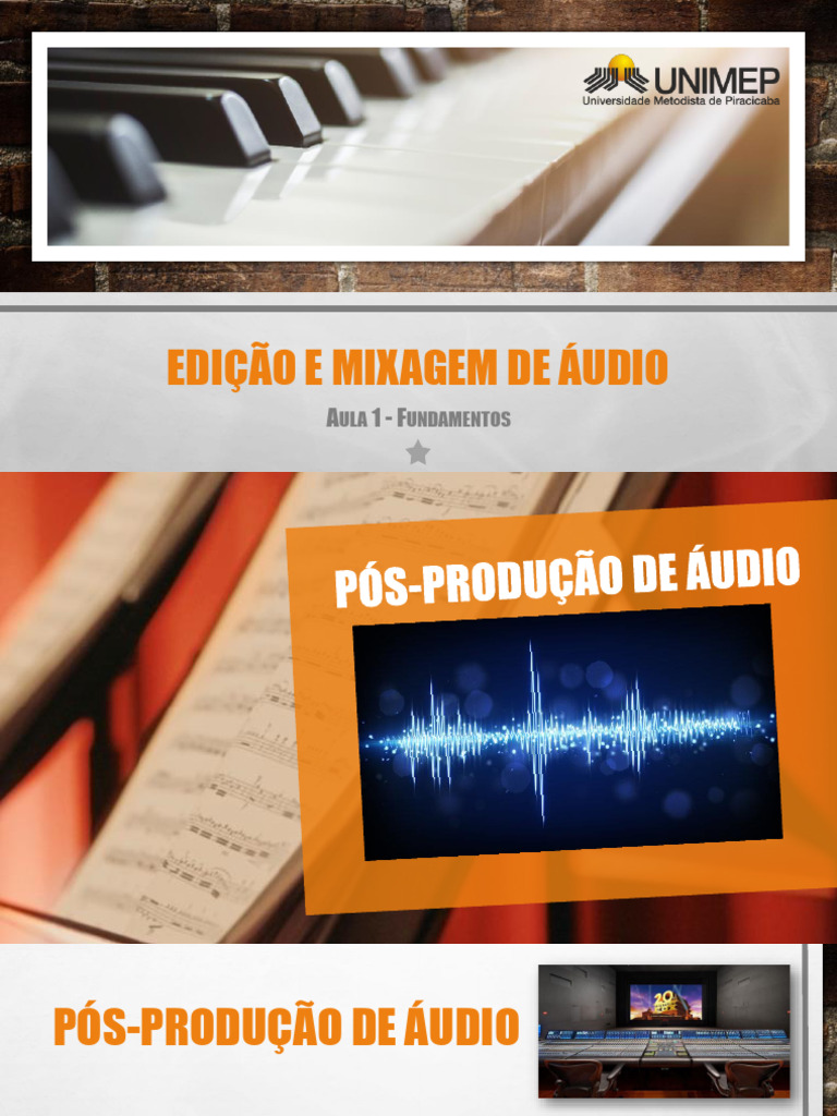 EdicaoMixagemAudio Aula01 | PDF | Som | Qualia
