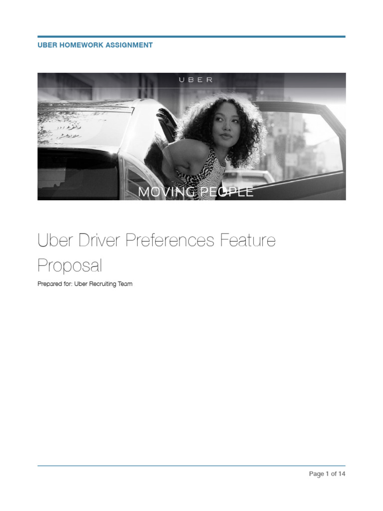 Uber Apm Homework Assignment Pdf Survey Methodology Business