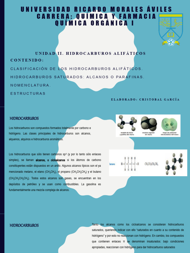 Hidrocarburos Alifáticos: Clasificación y Nomenclatura | PDF | Alcano ...
