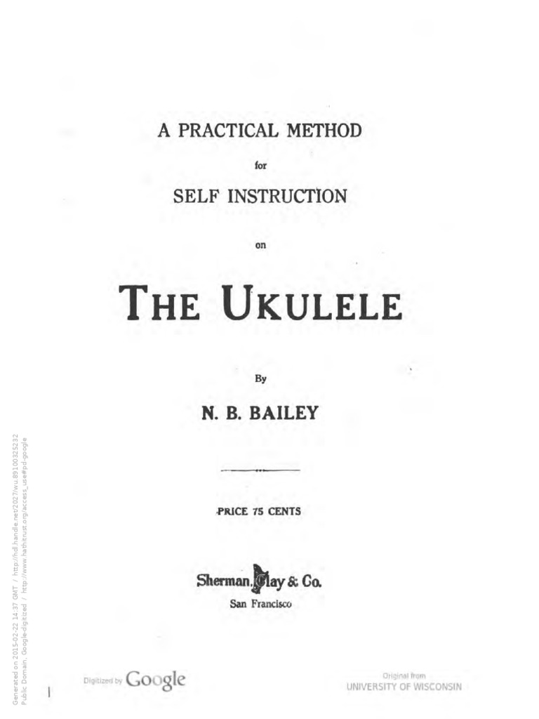 1914 Bailey | PDF | String Instruments | Musical Compositions