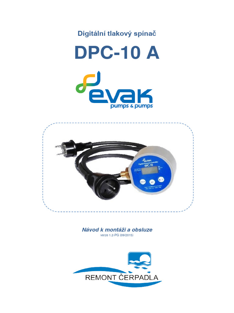 03 Cs DPC 10 A Navod CZ Ver09 2015 | PDF