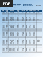 PDO Weekly Flight Schedule | PDF