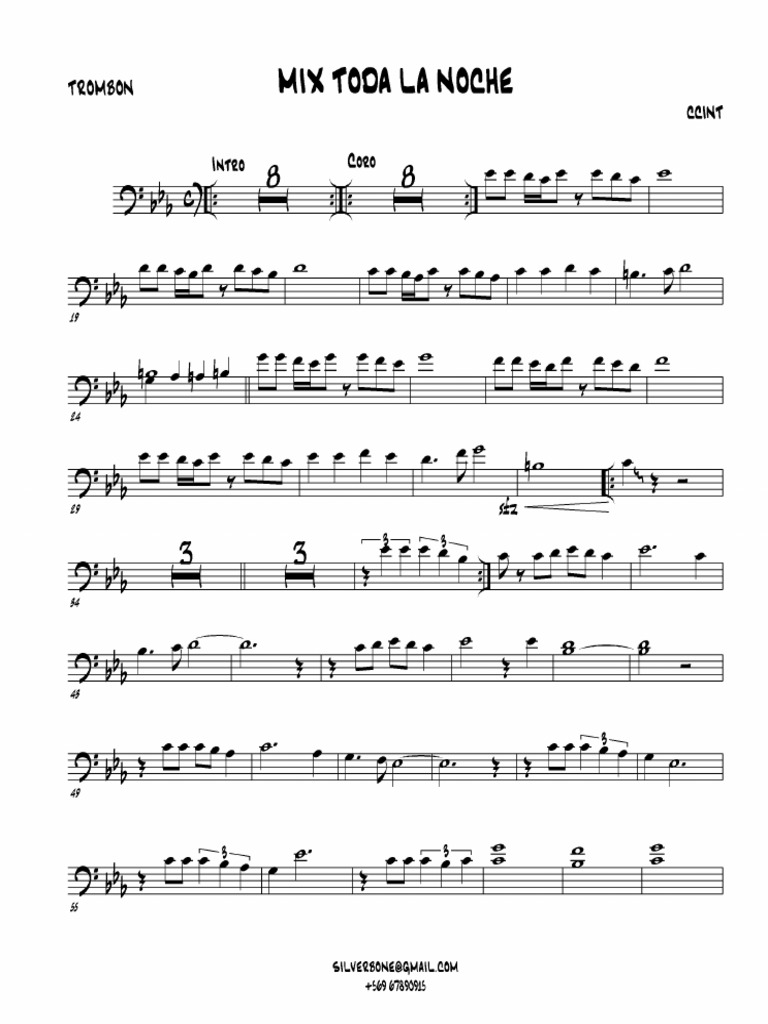 MIX TODA LA NOCHE... TROMBON | PDF
