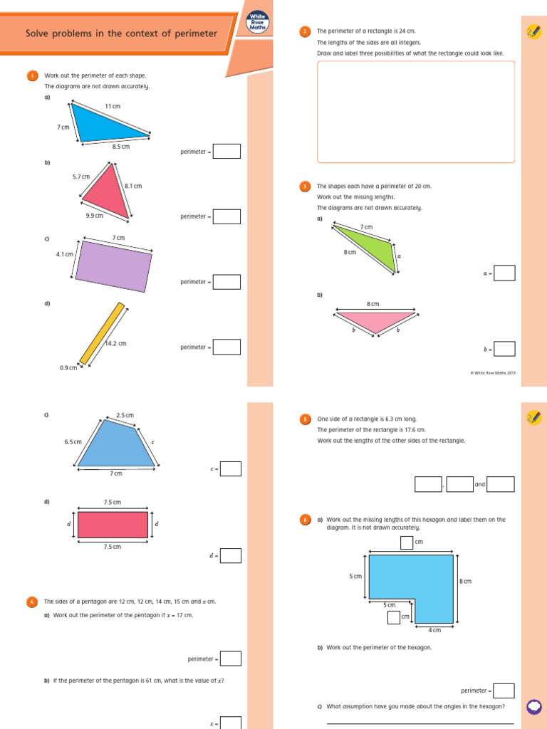 Perimeter Problems | Download Free PDF | Euclidean Geometry | Elementary Geometry