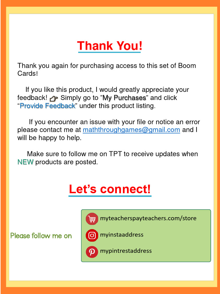 Thank You!: Provide Feedback | PDF | Tablet Computer | Computing