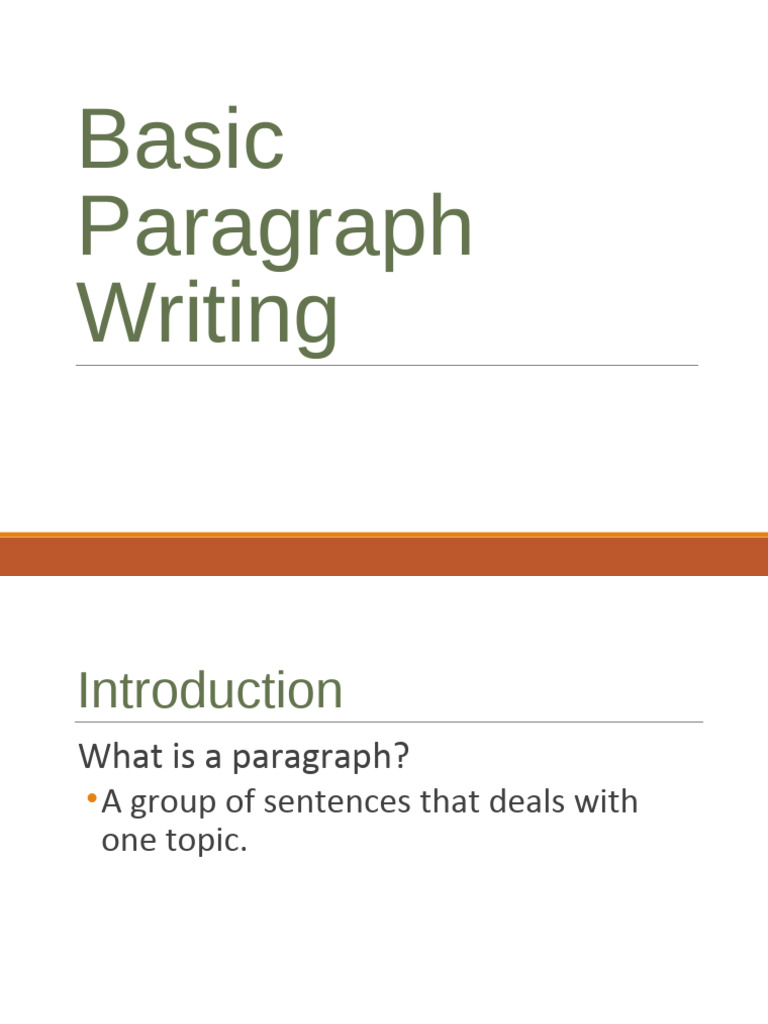 Paragraphwriting 171008202108 | PDF | Paragraph | Cognition