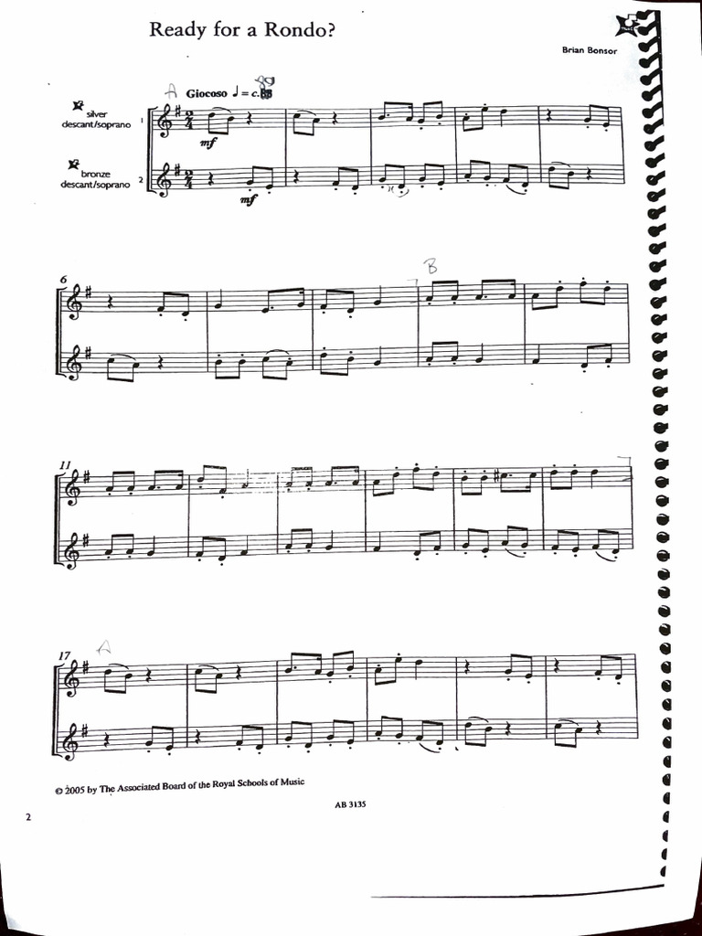 Ready For A Rondo Brian Bonsor | PDF