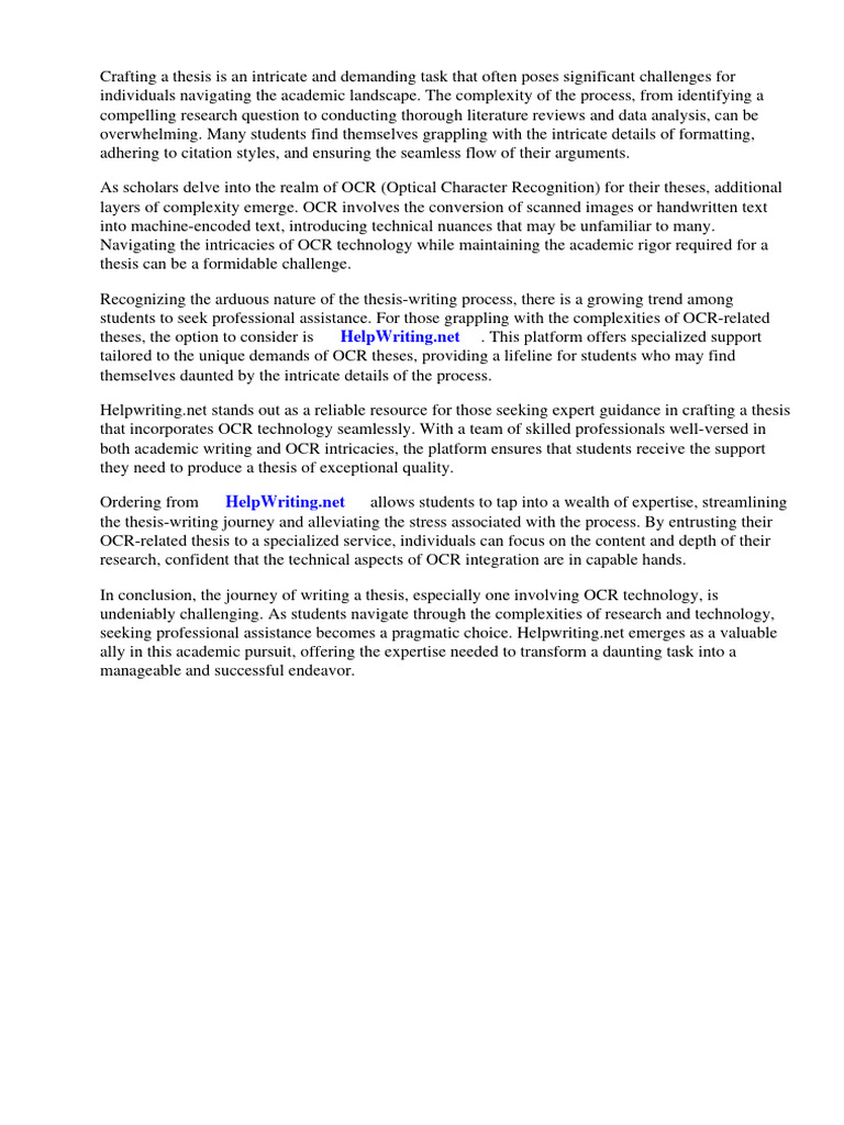 Thesis Ocr | PDF | Optical Character Recognition | Cybernetics