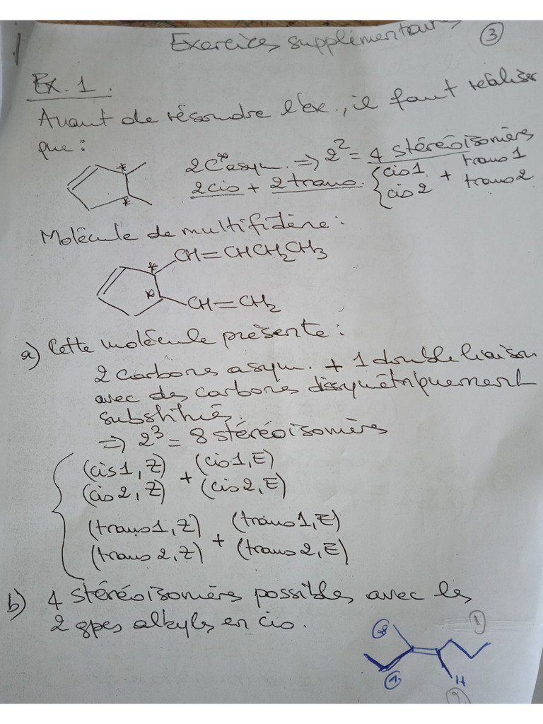 Corrig ® D'exercice Suppl ®mentaires | PDF