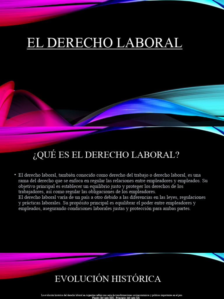 El Derecho Laboral | PDF | Derecho laboral | Salario