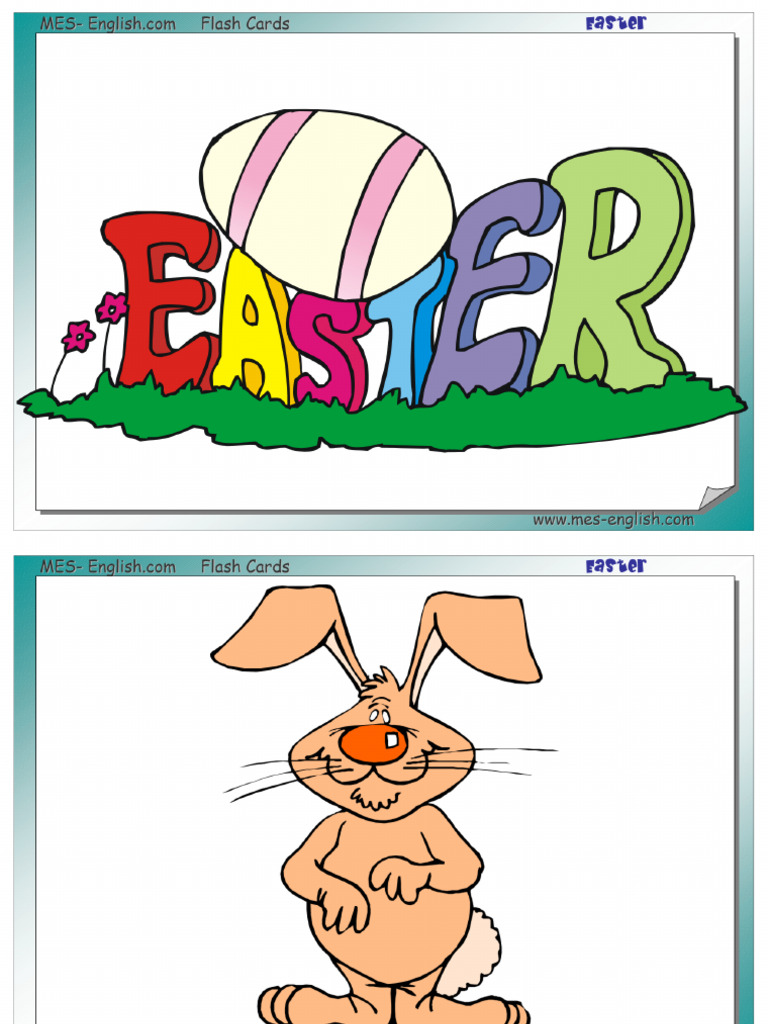 Easter Flashcards | PDF