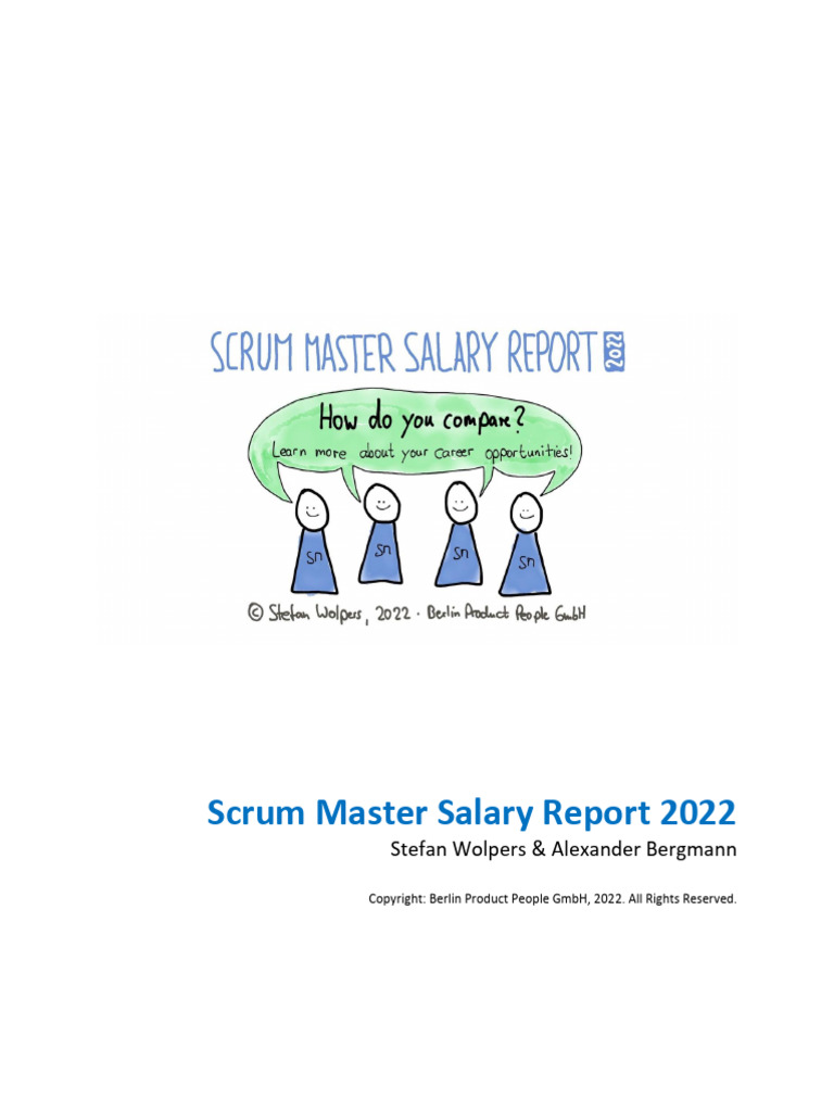 Scrum Master Salary Report 2022 by Age of Product | PDF | Cost Of ...