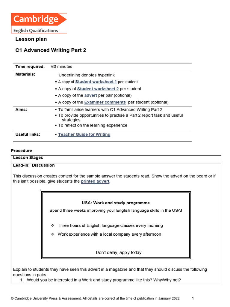 c1 Advanced Writing Part 2 | PDF | Learning | Human Communication