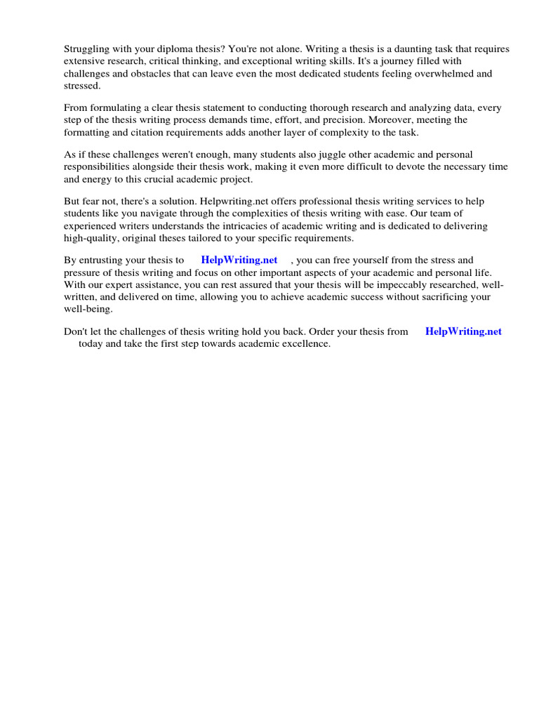 Writing Diploma Thesis | PDF | Thesis | Cancer Writing Diploma Thesis | PDF | Thesis | Cancer