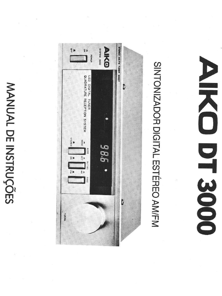 AIKO DT-3000 MANUAL | PDF