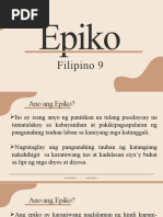 Mga Elemento NG Epiko | PDF