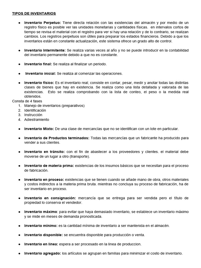 Inventarios Conceptos y Aplicación | PDF | Inventario | Business Inventarios Conceptos y Aplicación | PDF | Inventario | Business