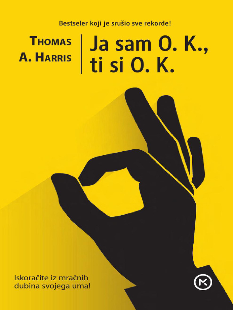 Thomas Harris-Ja Sam Ok, Ti Si Okej | PDF