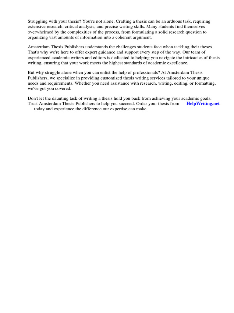 Amsterdam Thesis Publishers | PDF