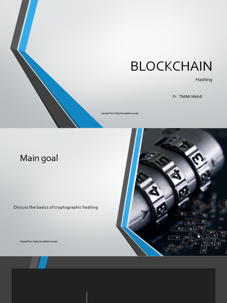 3 - Blockchain - Hashing | PDF | Algorithms | Computer Programming