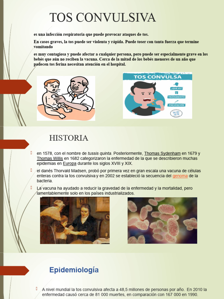Tos Ferina | PDF | Medicina | Ciencias de la Salud