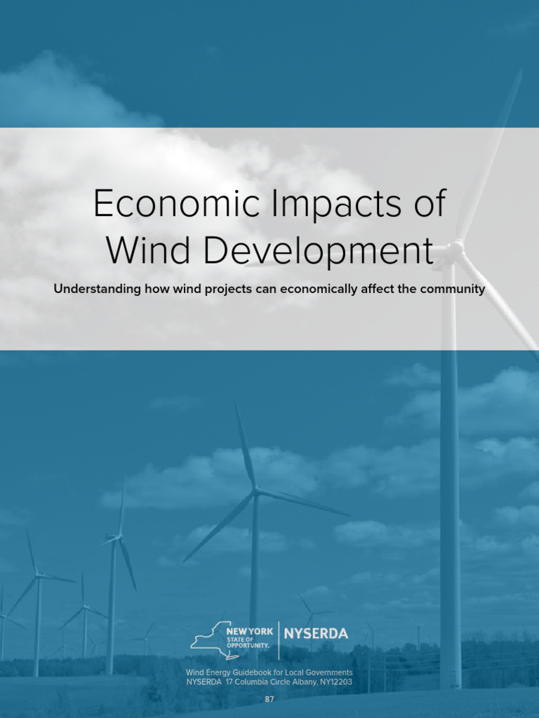 Economic Impacts of Wind Development | PDF | Taxes | Wind Power