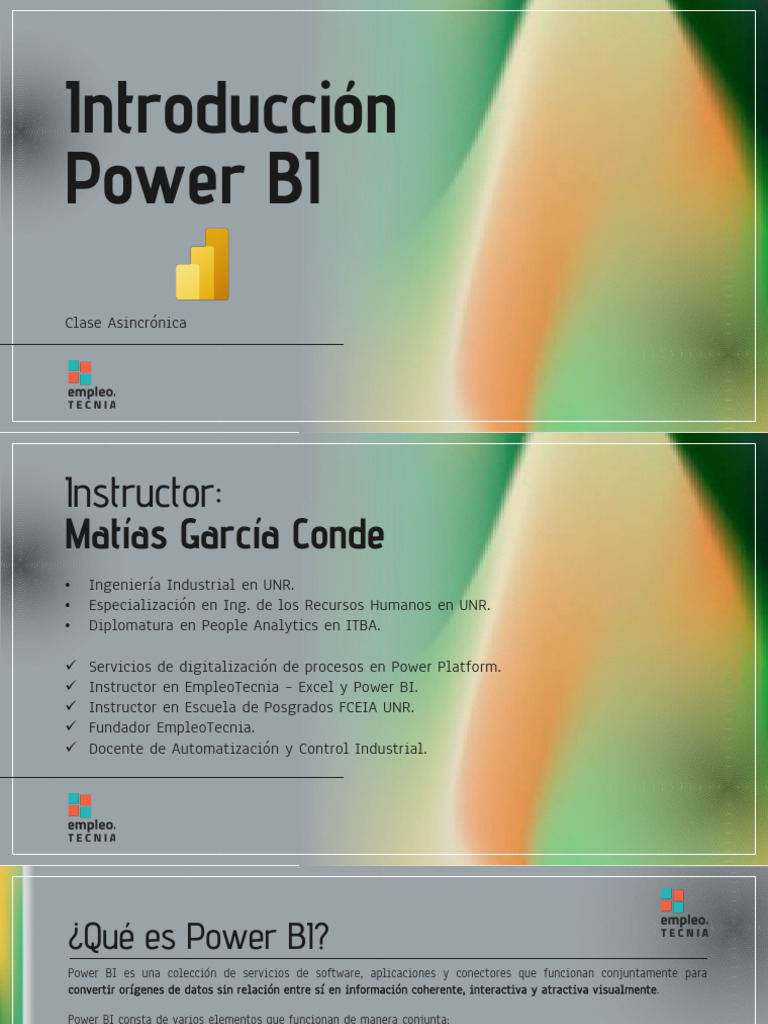 Introducción Power Bi | PDF | Software de la aplicacion | Computadora ...