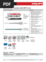 HDI-TZ Drop-In Anchor | PDF | Concrete | Strength Of Materials