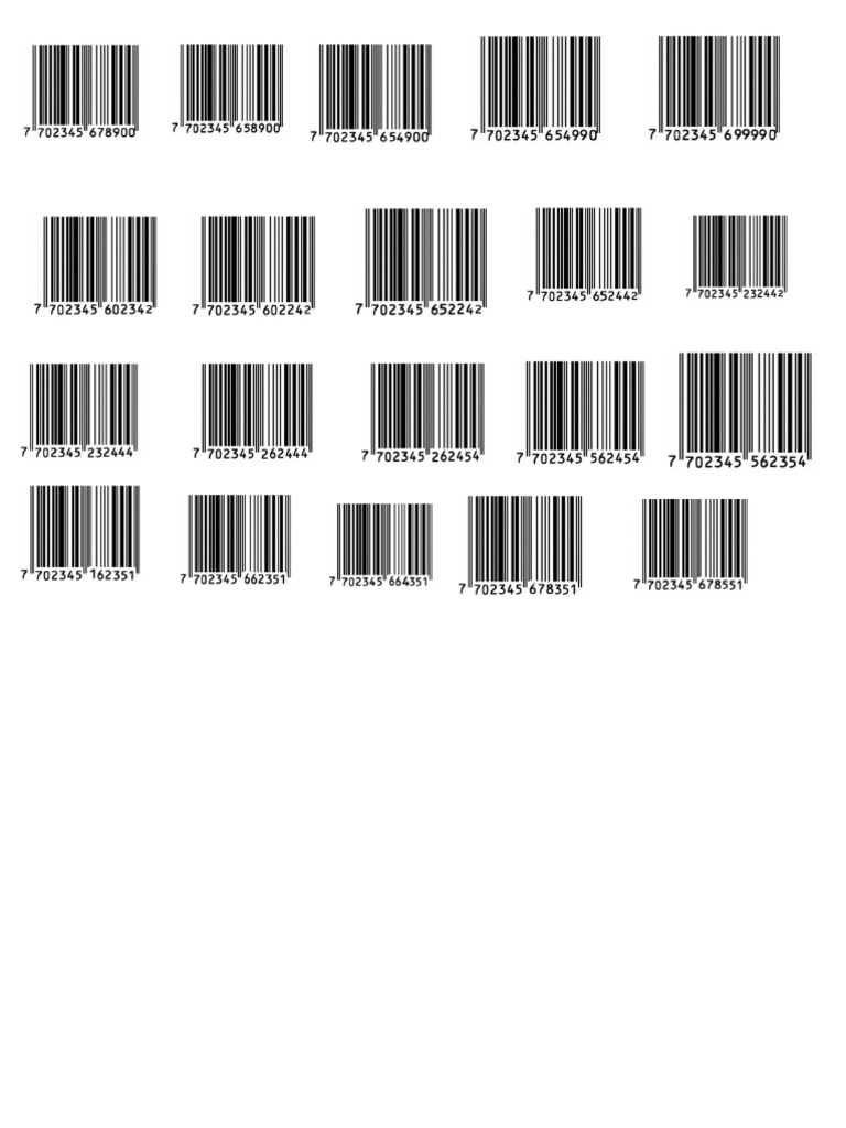 Codigos de Barras | PDF